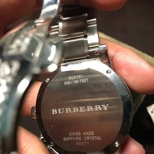 Burberry | Accessories | Burberry The City Chrono Mens Watch Bu935 ...
